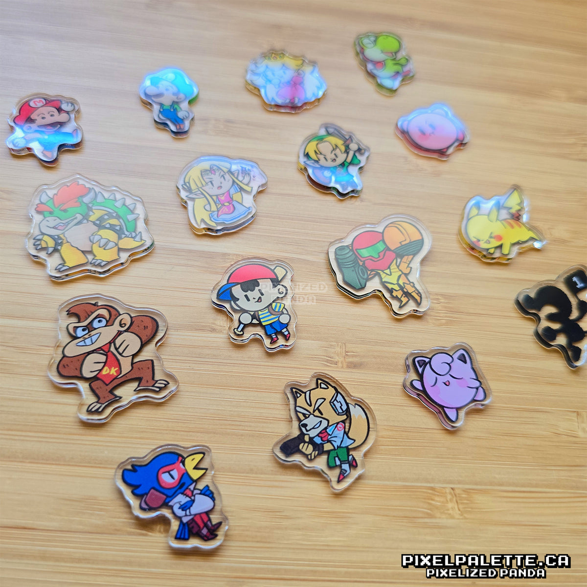 Super Smash Bros – Pixel Palette