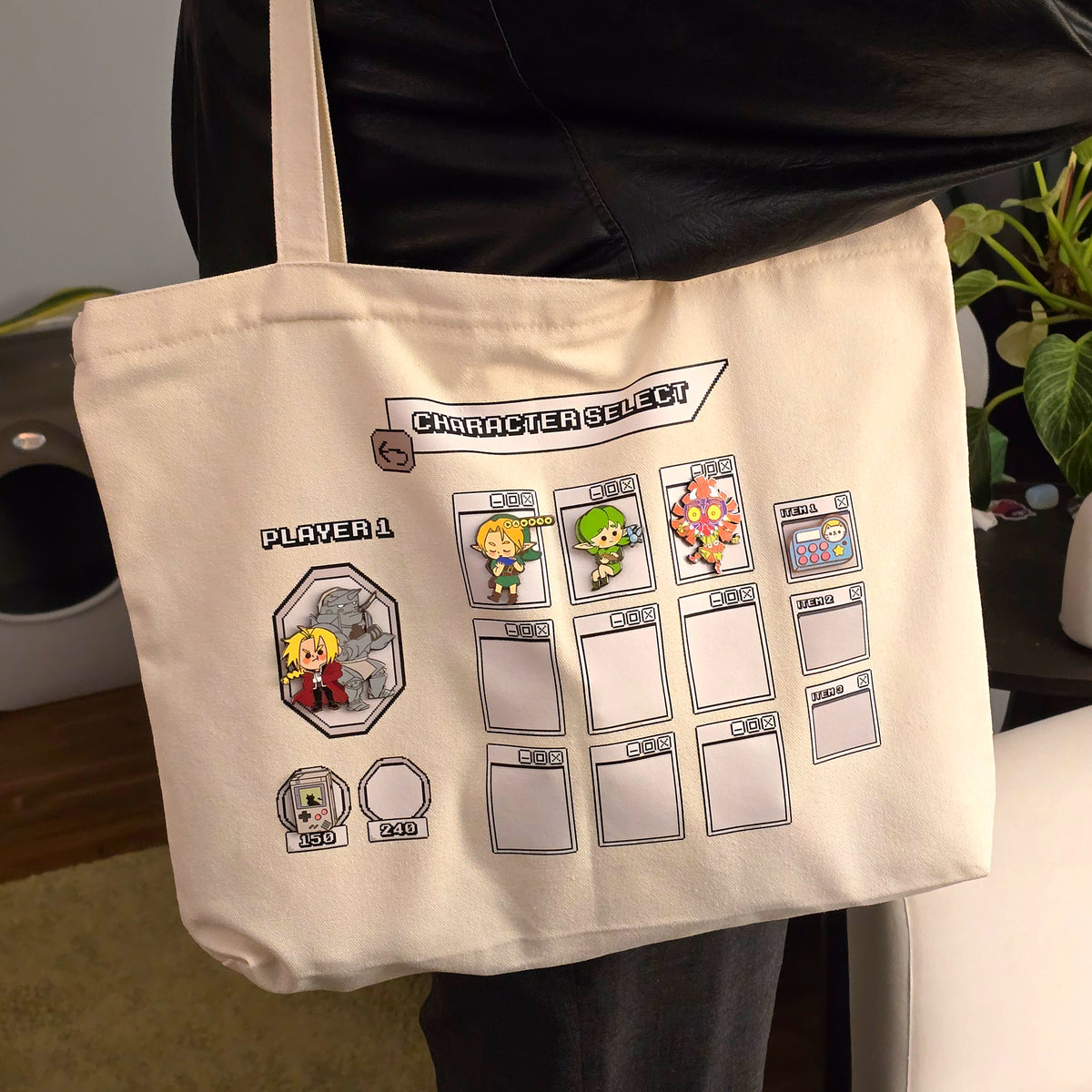 Character Select Tote Bag – Pixel Palette