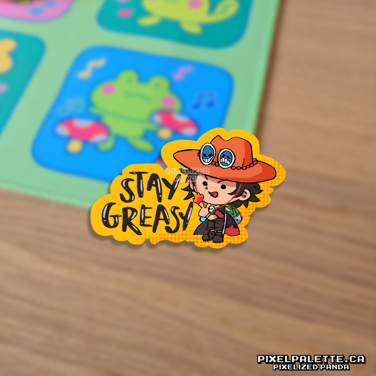 🪔 Stay Greasy! - Vinyl Sticker – Pixel Palette
