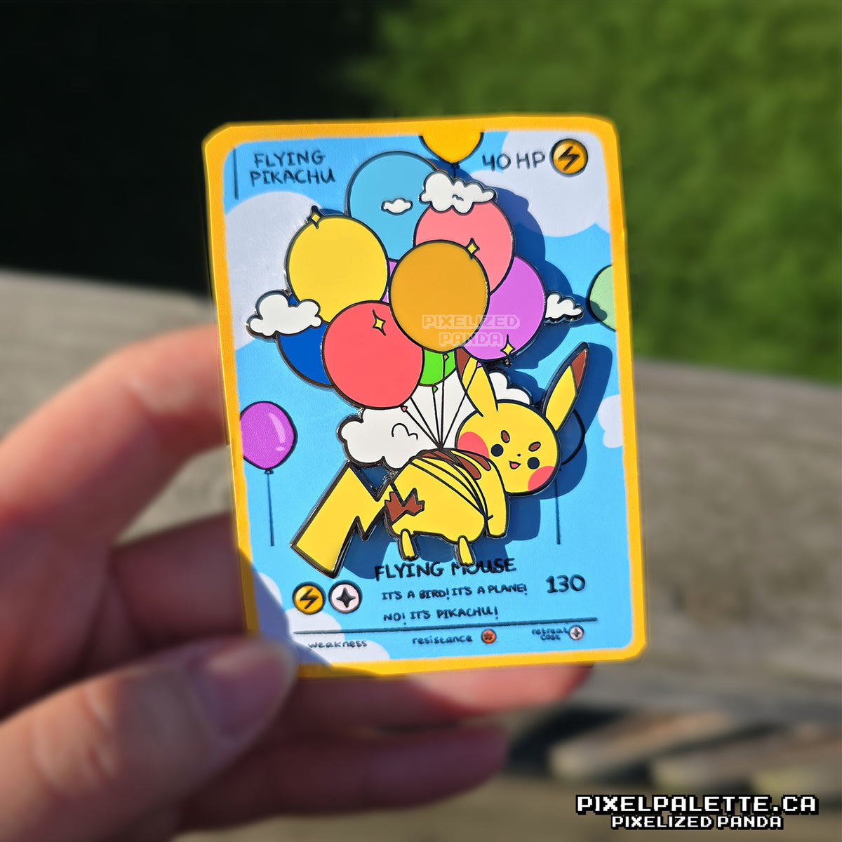 Flying Pikachu - Enamel Pin – Pixel Palette