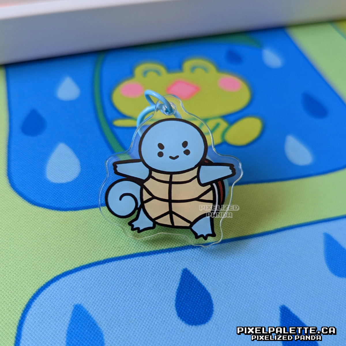 Squirtle 🕶️ Ditto Pokemon Acrylic Charm – Pixel Palette
