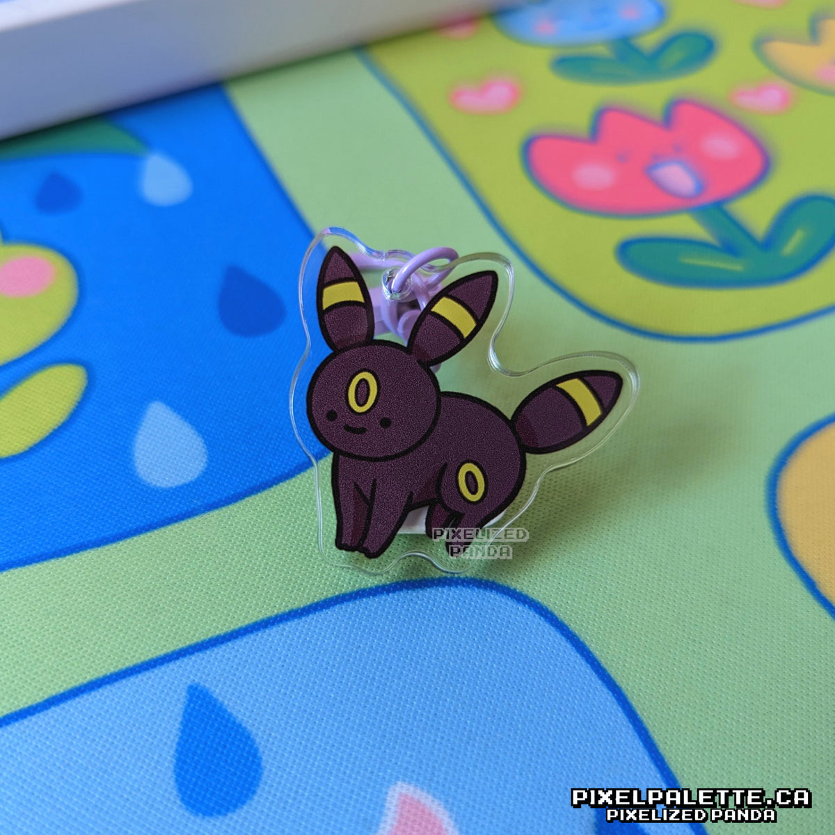 Umbreon 🖤 Ditto Pokemon Acrylic Charm – Pixel Palette